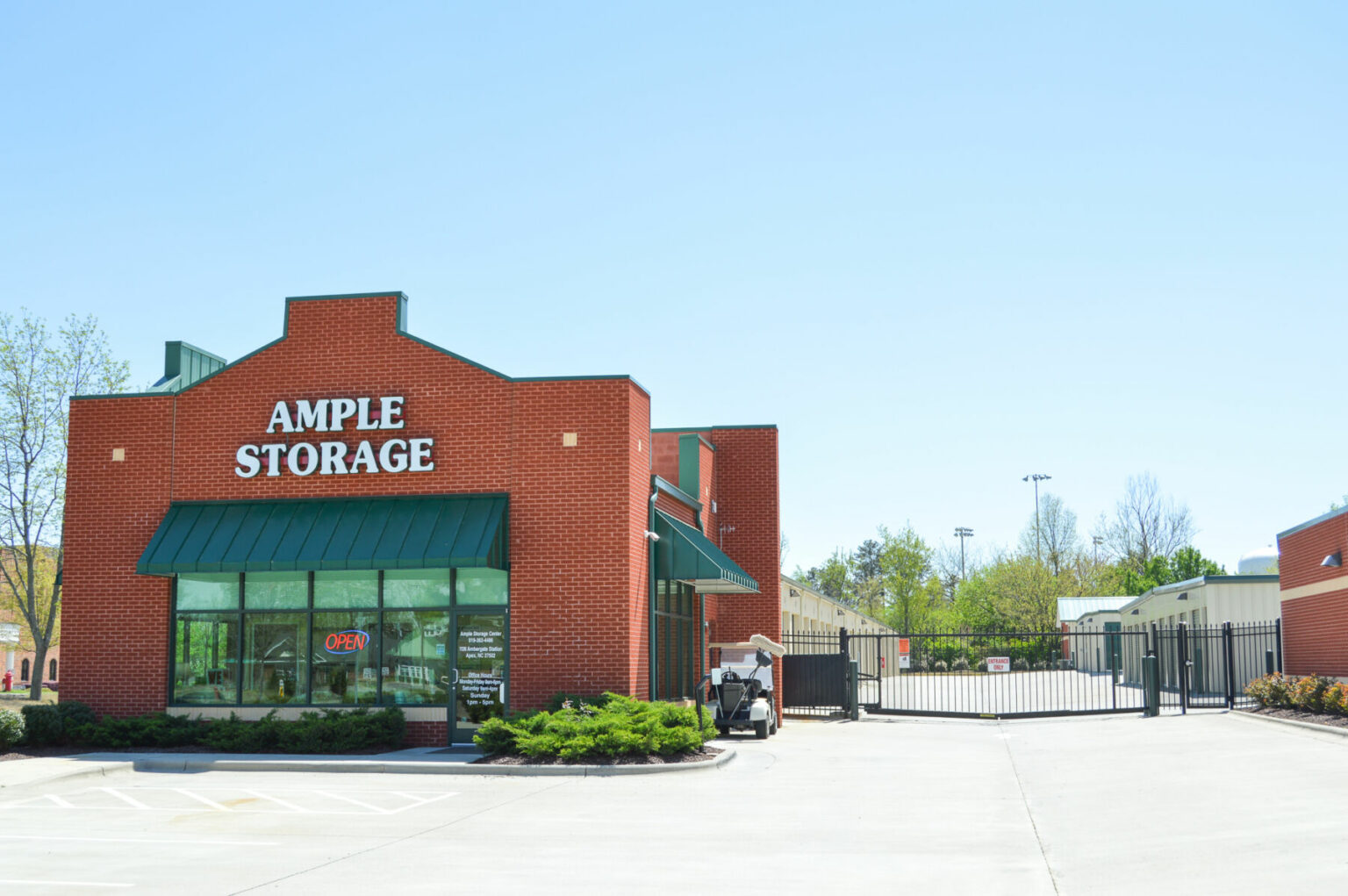 Self Storage Facility on Apex Peakway in Apex, NC